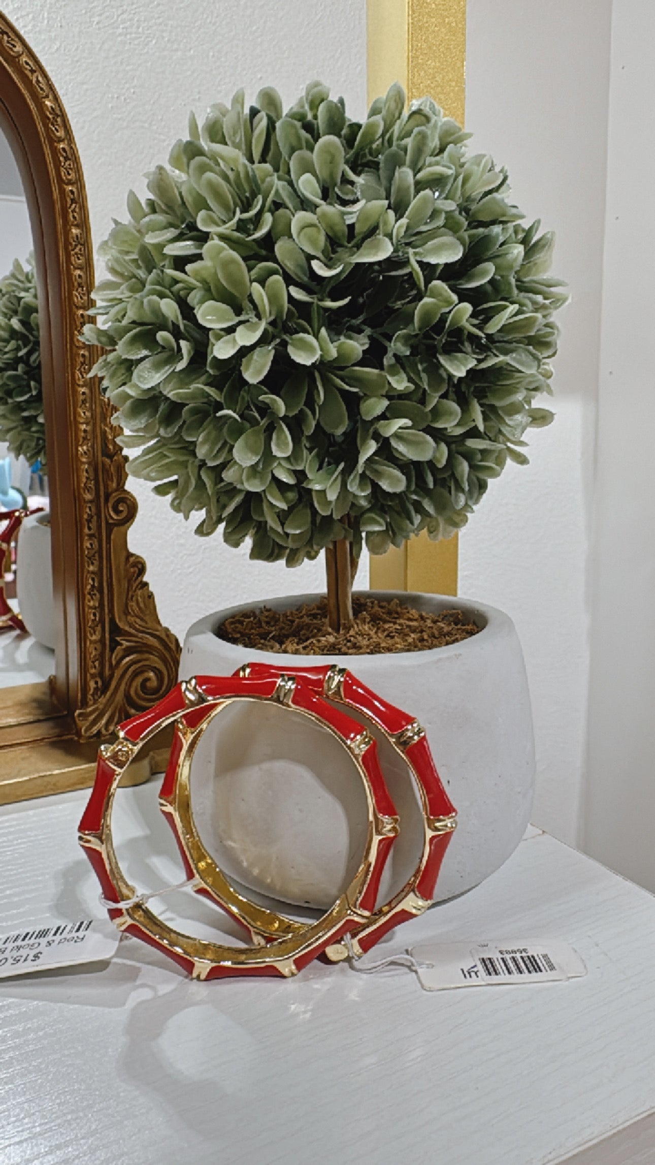 Red & Gold Bangle – Fidèle by K Hill